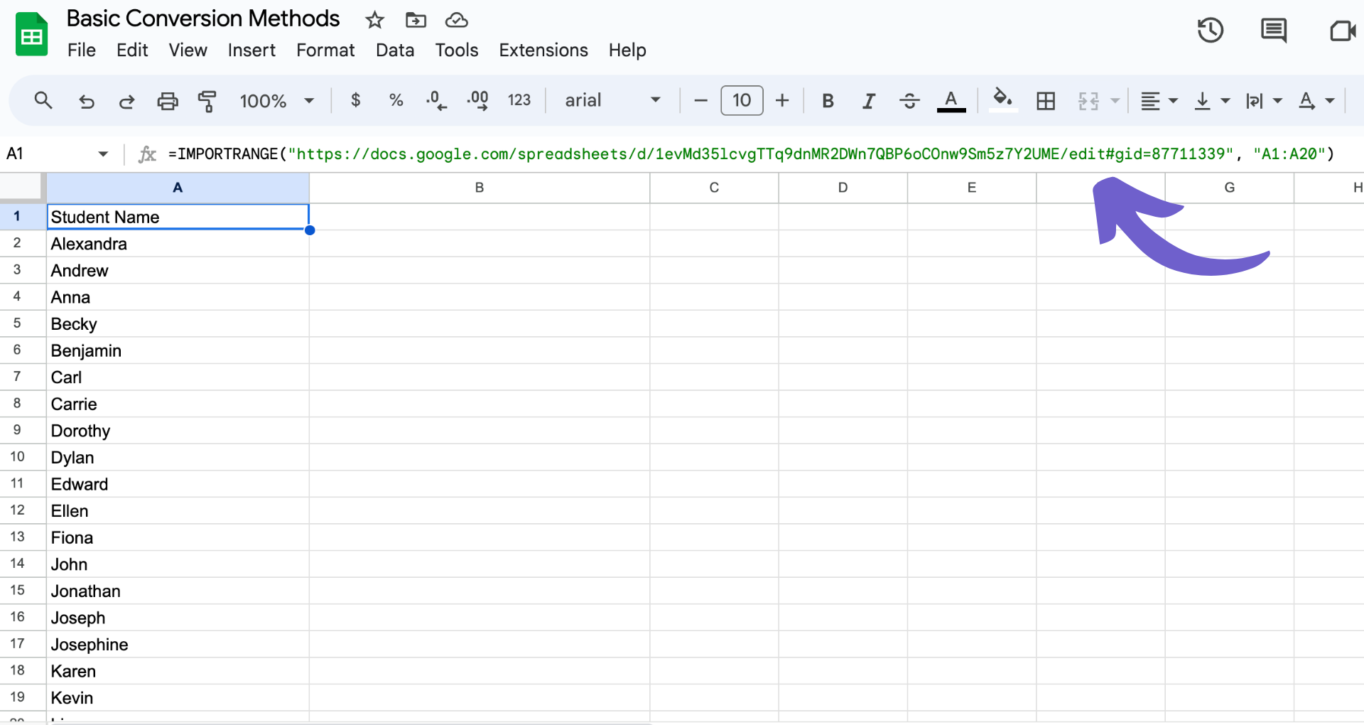 Import Specific Columns in Google Sheets: A Guide (3 Steps)